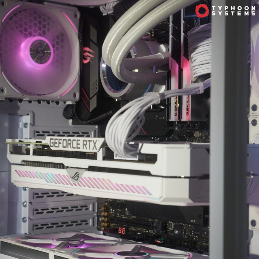White Gaming PC - Typhoon Systems