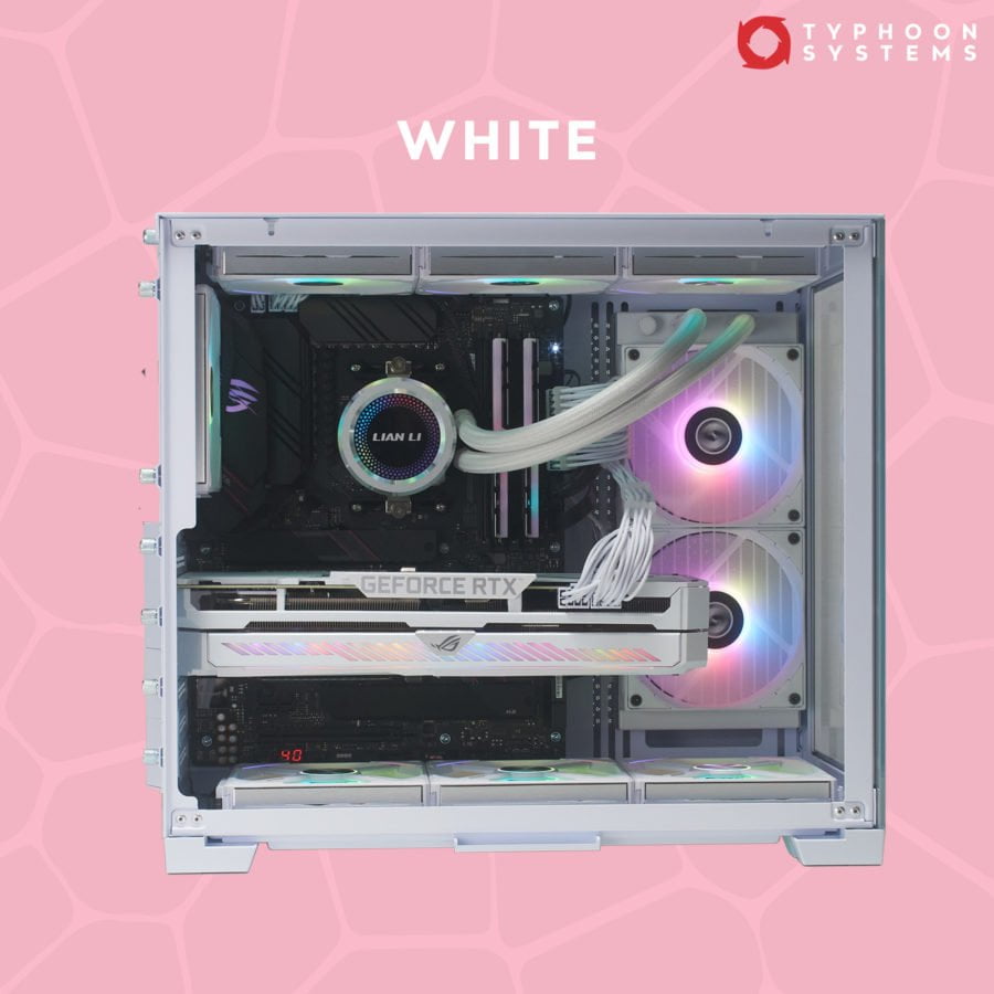 White Gaming PC - Typhoon Systems